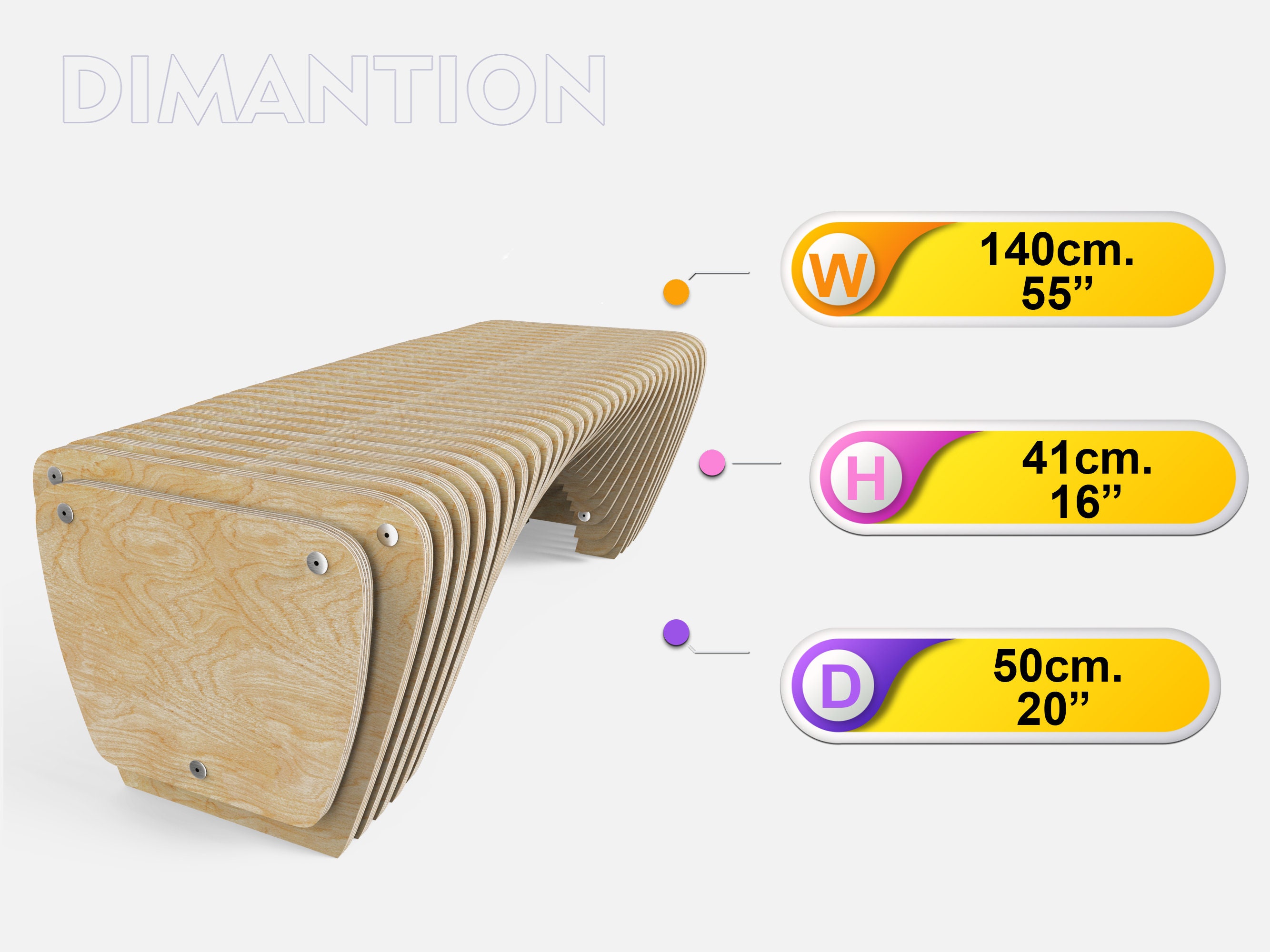 Parametric Bench CNC Router Files, Arch Design (DXF, STL) - Etsy