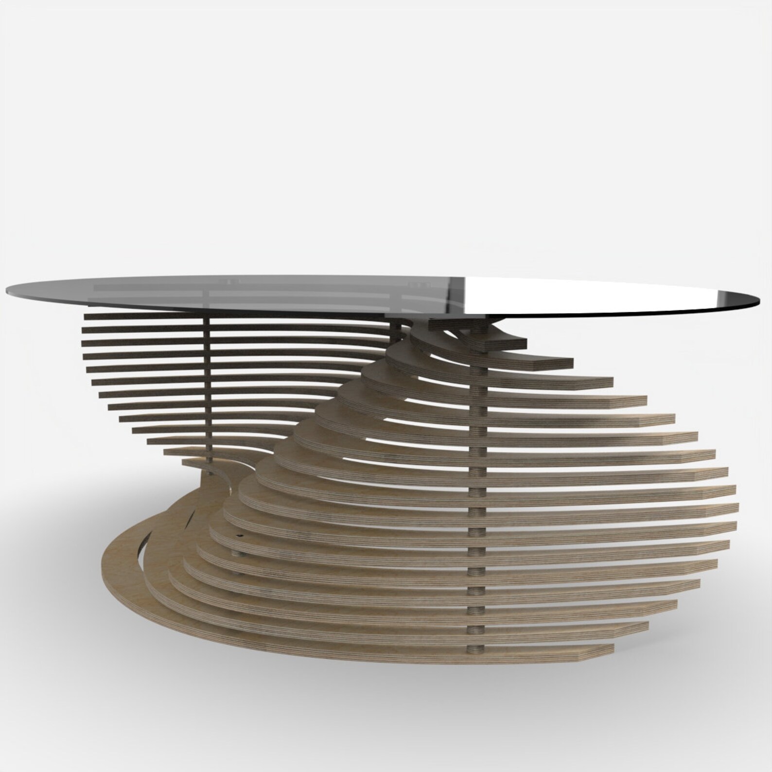Parametric Table Design Digital File for CNC Cutting - Vector Files for ...