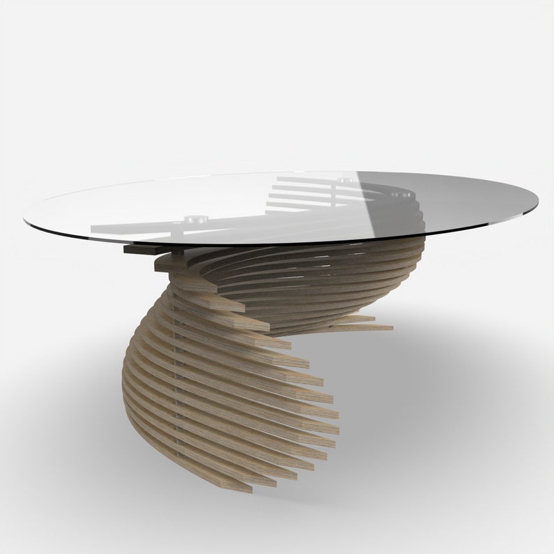 Parametric Table Design Digital File for CNC Cutting - Vector Files for ...