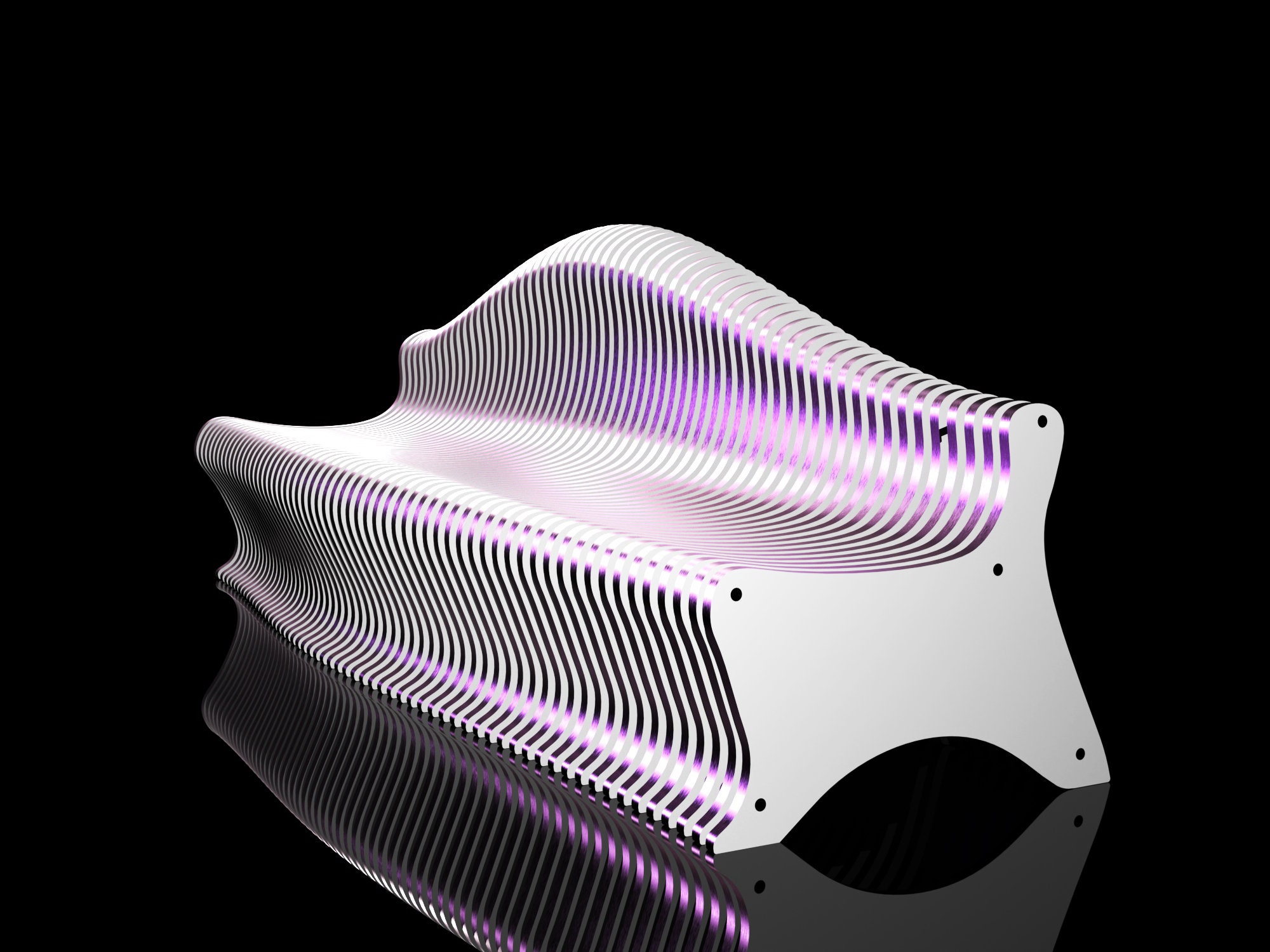 Parametric Bench Files for CNC Router - DIY Furniture Files, Digital ...