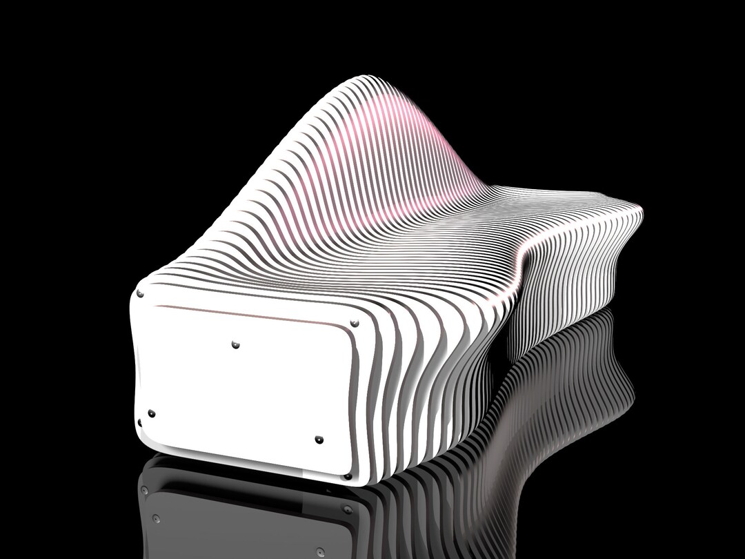 Parametric Bench Drawing Files for CNC Router - Digital Modern DIY ...