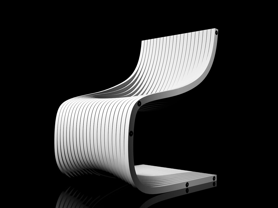 Parametric Chair Dxf Files For Cnc Wood Cnc Cut Files Vector Cnc