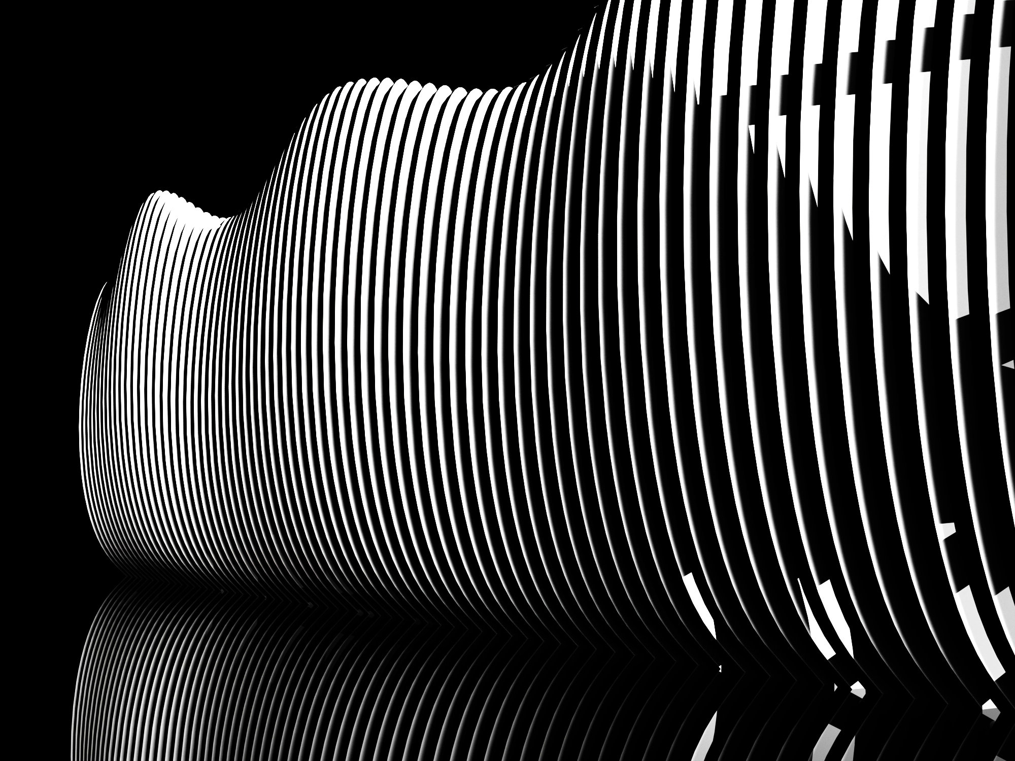 CNC Router Parametric Bench Wave Drawing Files (digital Download) - Etsy