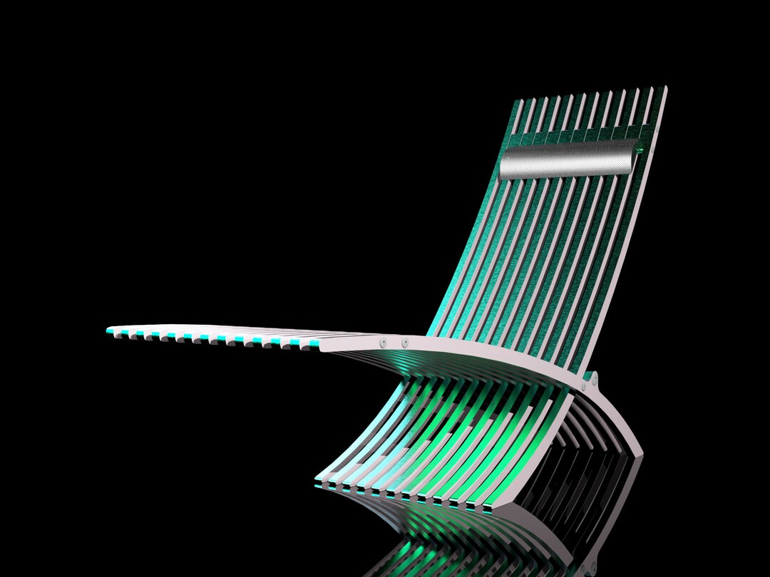 Parametric Furniture Designs Deck Chair - Digital Files for CNC Router ...