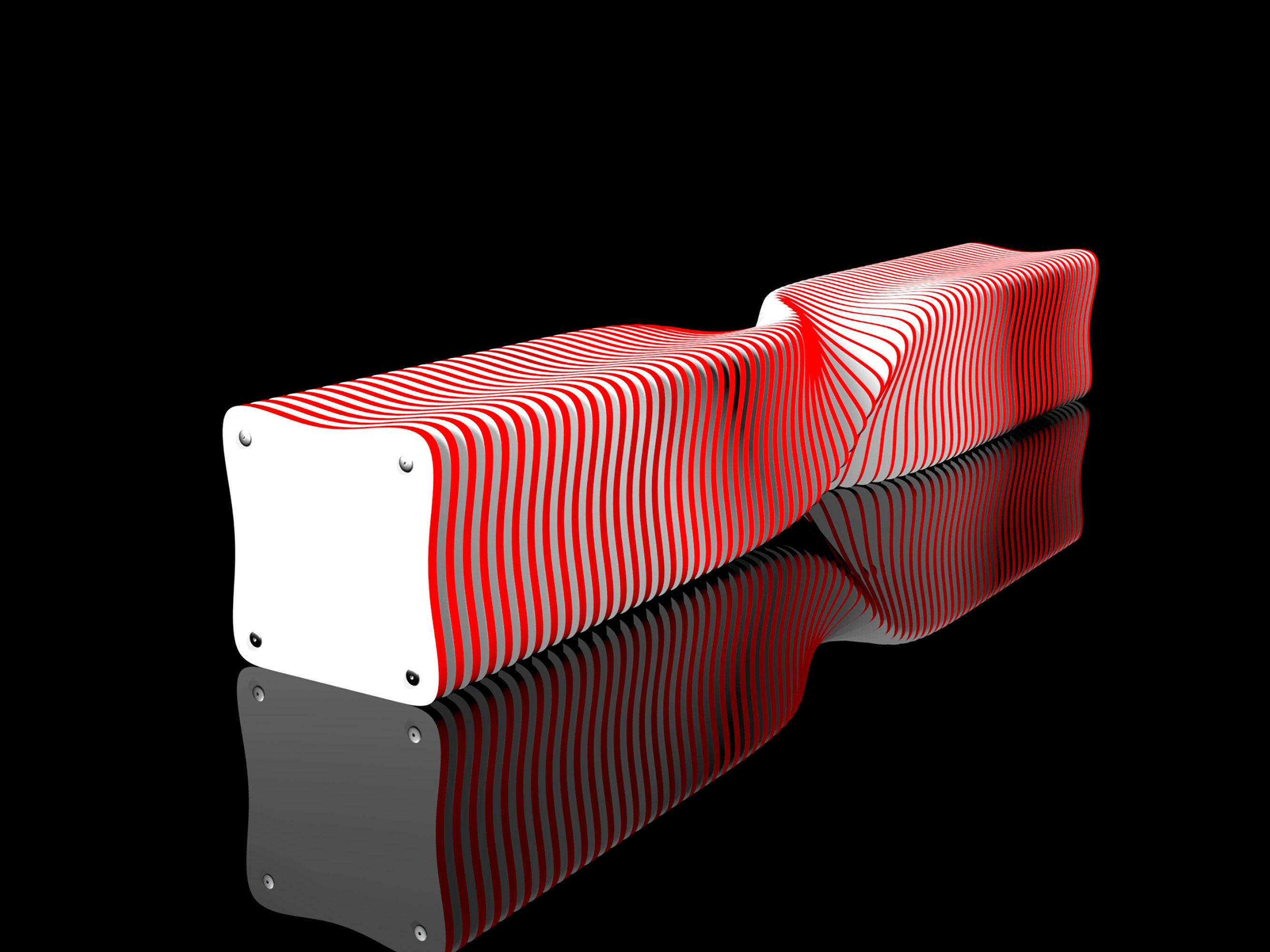 Enchanting Forest Bench - Parametric Style Wooden Furniture Design ...