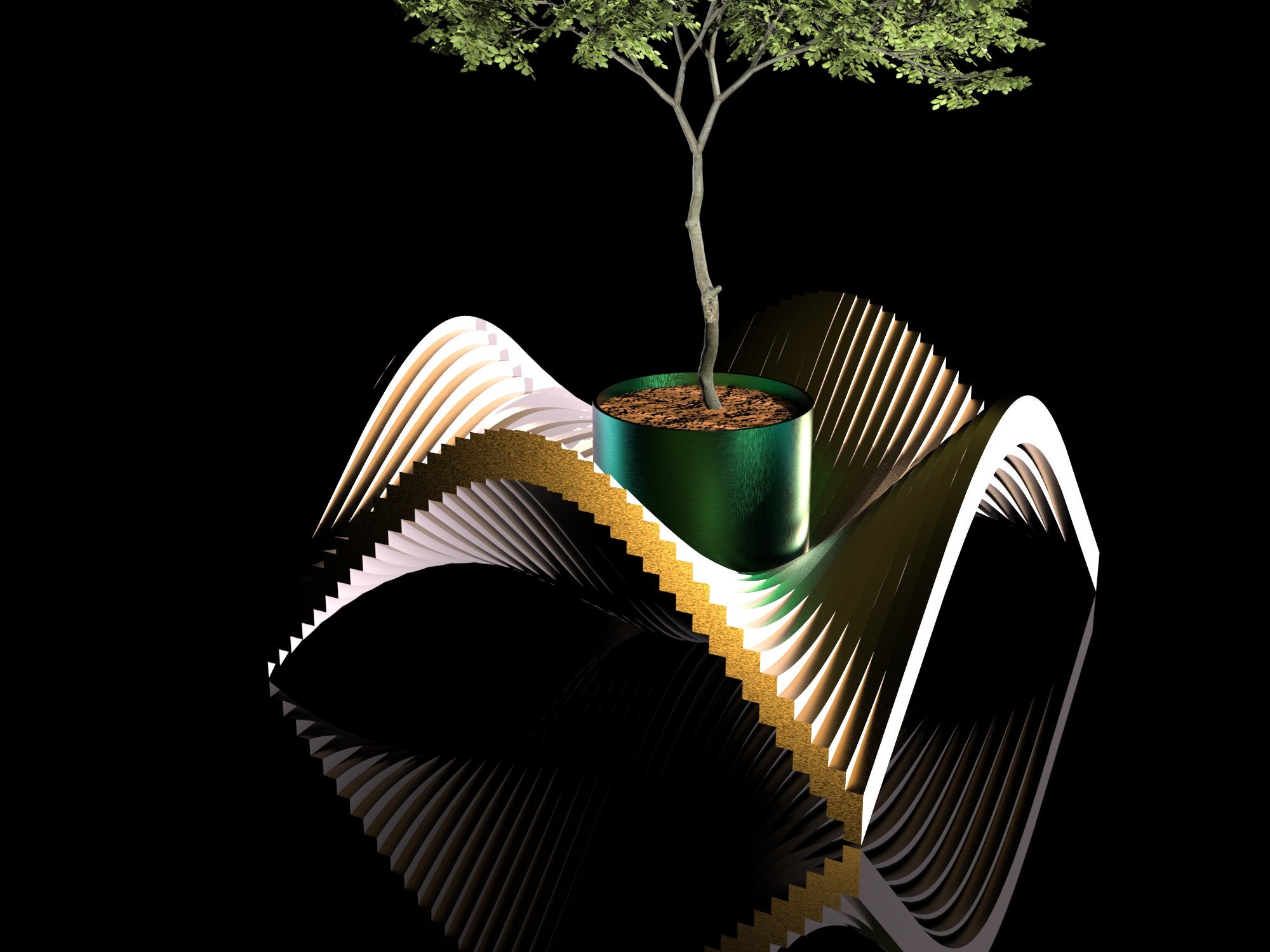 Parametric CNC Router Files for Unique Plywood Furniture, Modern Design ...