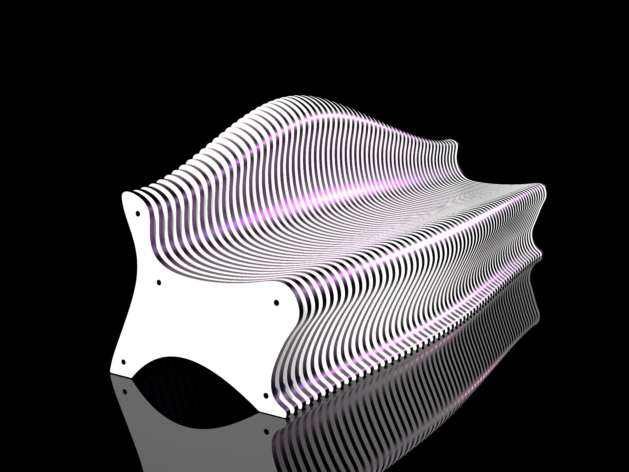 Parametric Bench Files for CNC Router - DIY Furniture Files, Digital ...