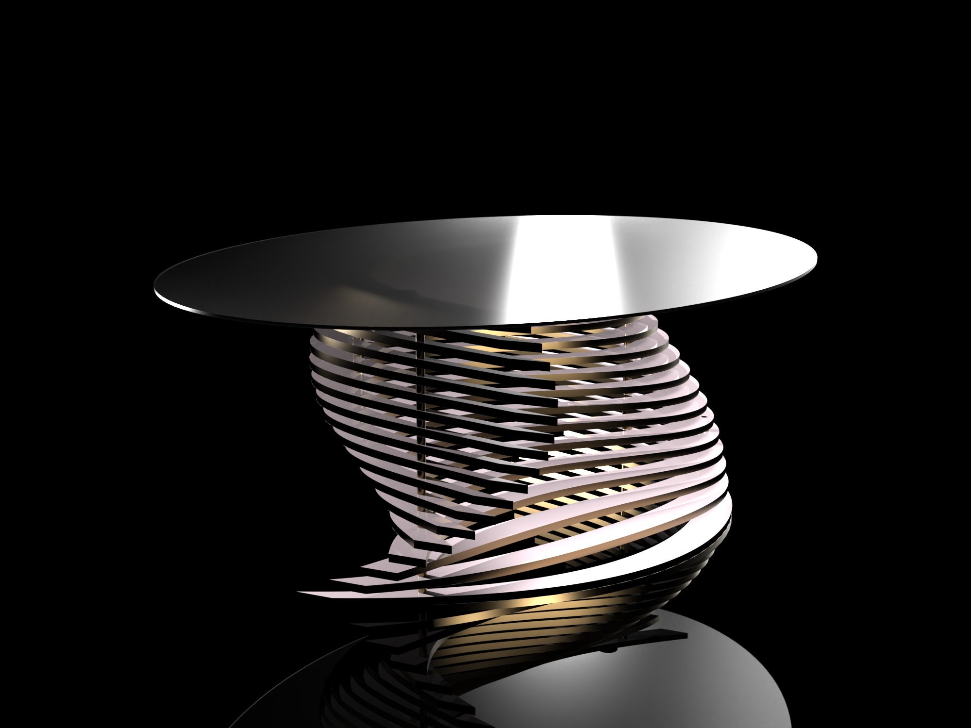 Parametric Table Design Digital File for CNC Cutting - Vector Files for ...