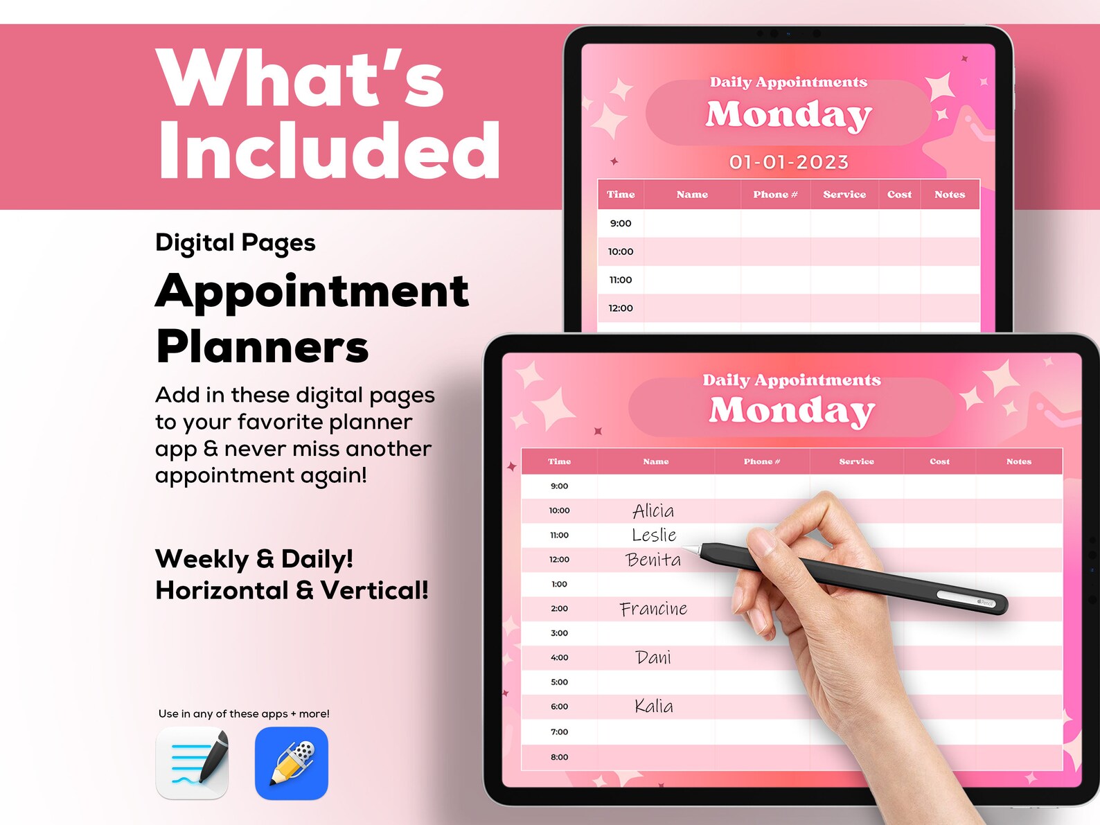 Hairdresser Appointment Book, Online Appointment Book 2023, Salon ...