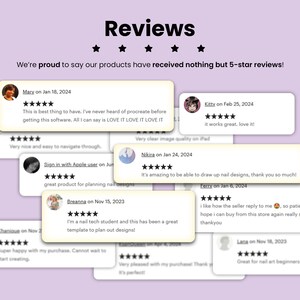 Ultimate Procreate Nail Art Pack, Nail Art Brushes, Nail Design ...