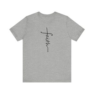 Faith Shirt, Faith Cross Shirt, Christian Gift, Faith Gift, Christian ...