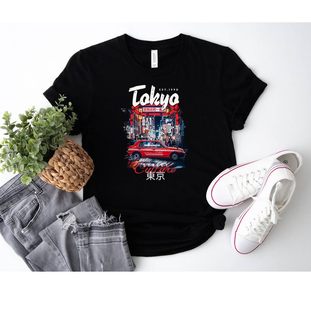 Tokyo Street Culture Shirt, Trendy Japanese Shirts, Japan Aesthetic ...