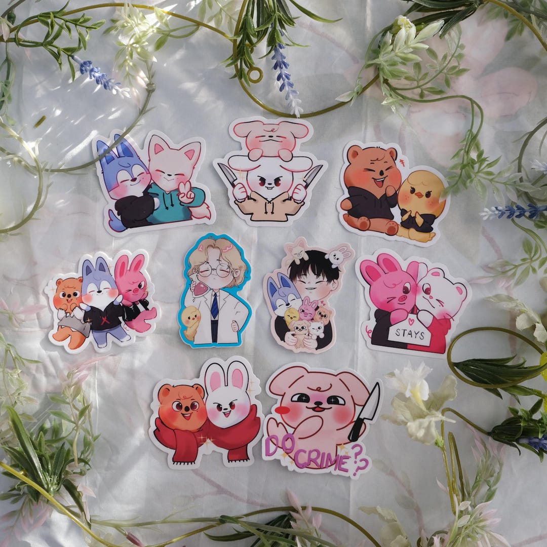 Stray Kids Stickers Skzoo Artist Made - Etsy