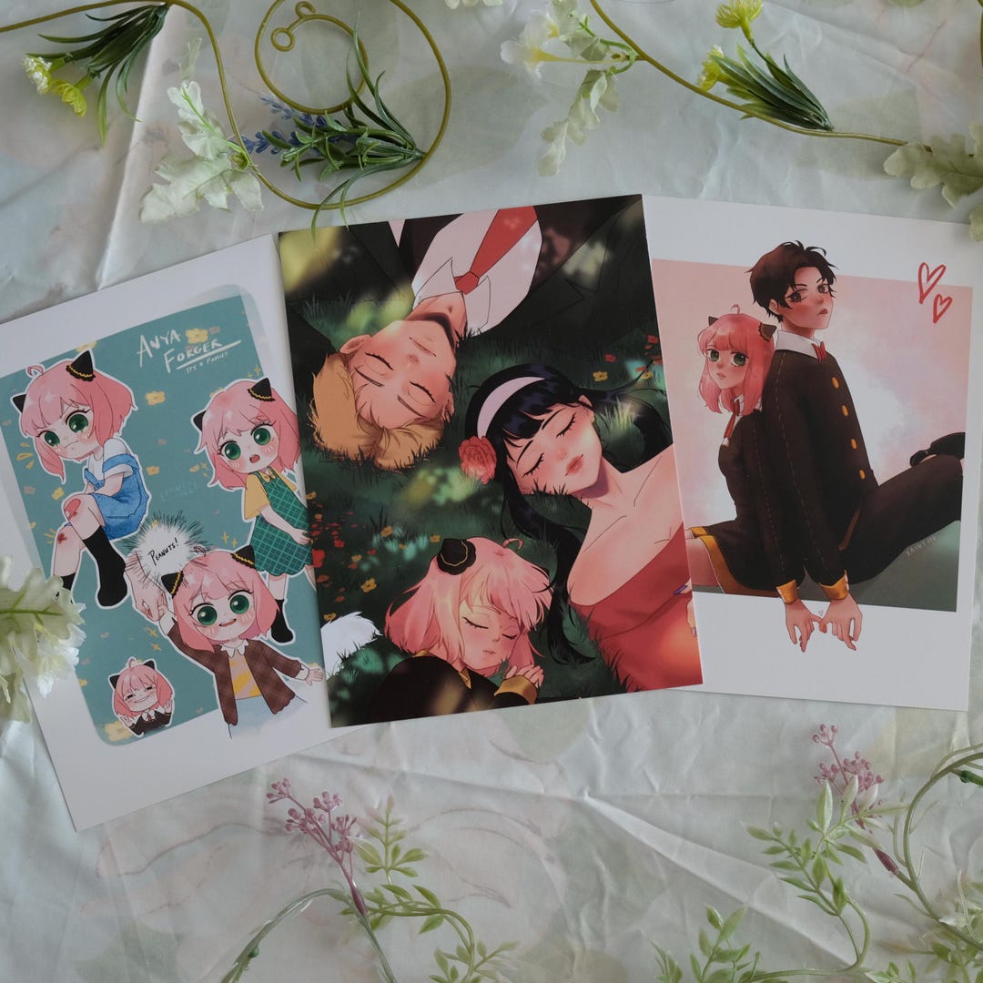 SPYFAM Prints Damianya, Anya Aesthetic Anime Prints - Etsy