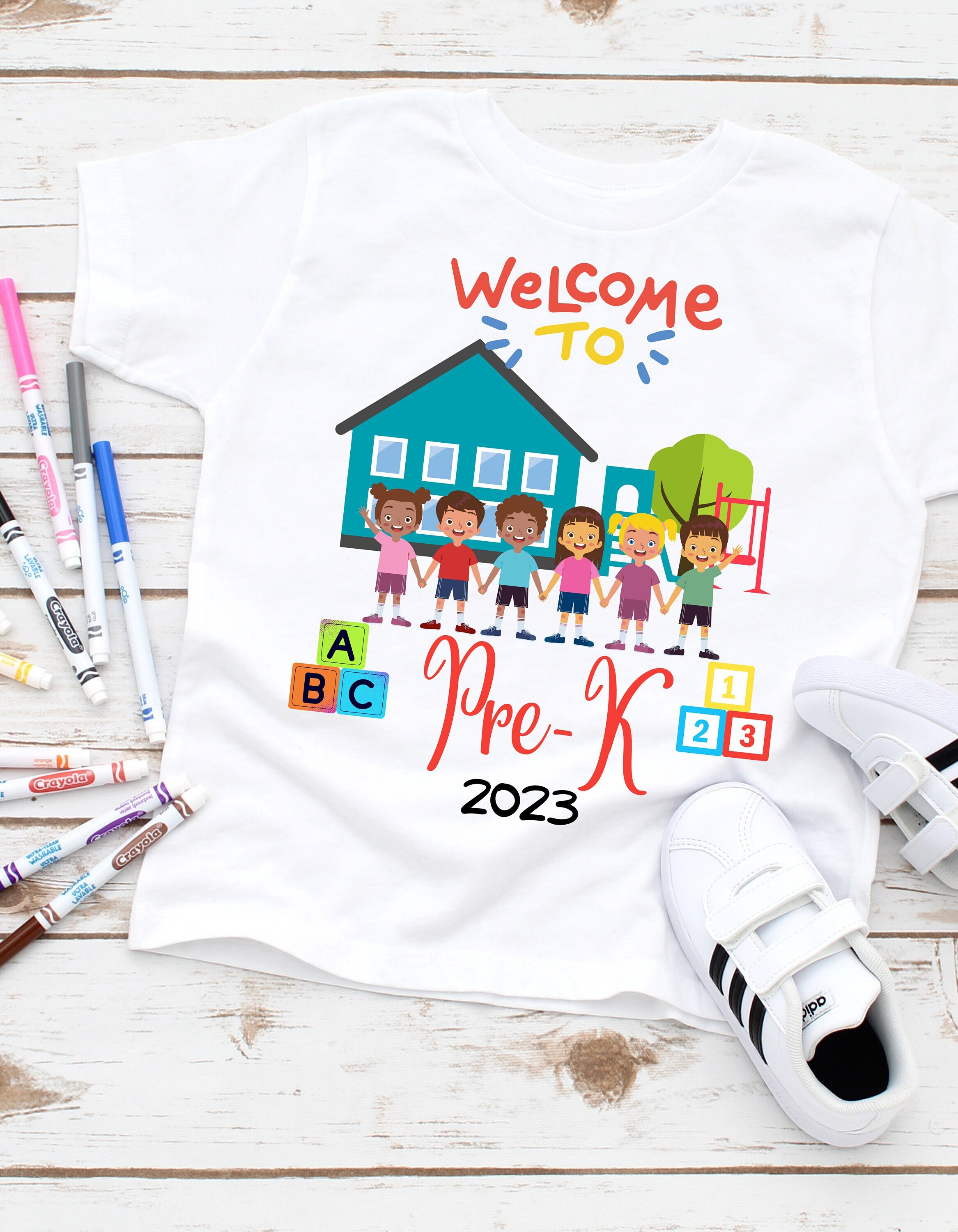 Welcome to Pre-k T-shirt Pre-k Gift for Him Gift for Her - Etsy