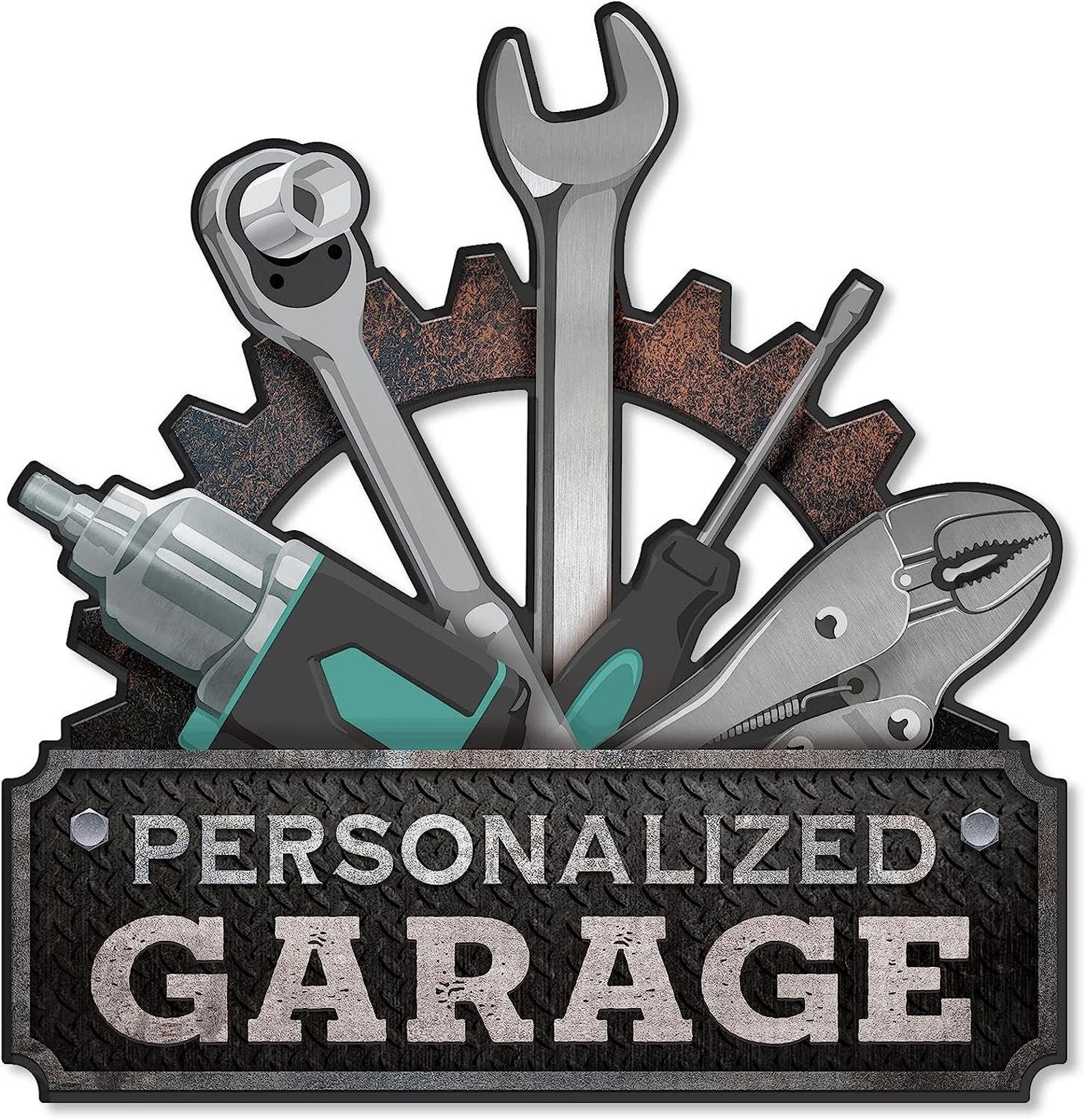 Garage Toolbox Cutout MDF Wood Sign Select Color & Size - Etsy