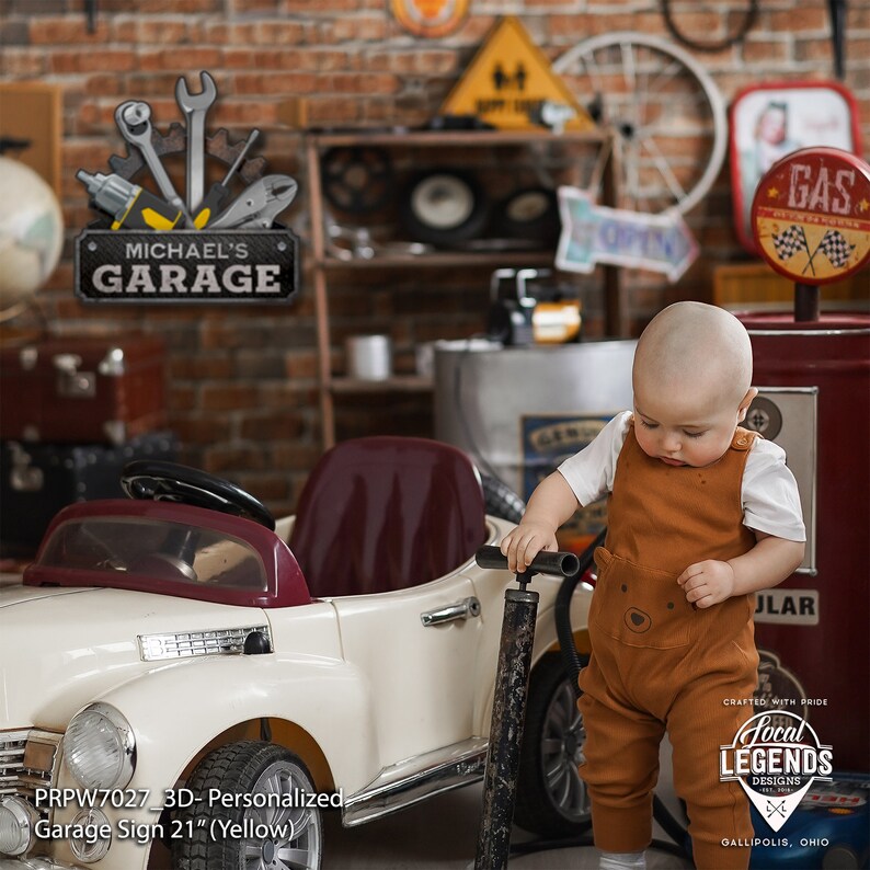 Garage Toolbox Cutout MDF Wood Sign Select Color & Size - Etsy