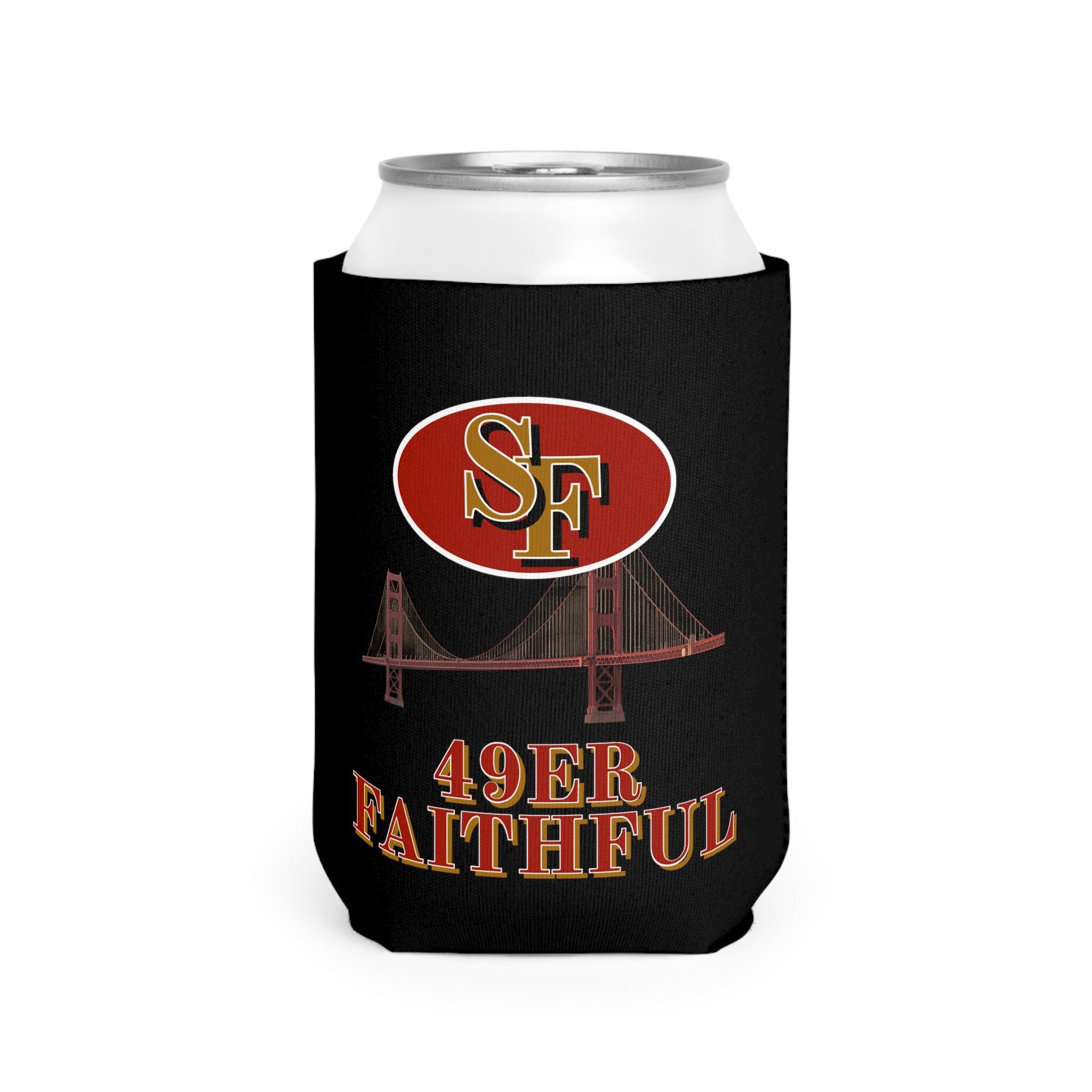 49er Can Cooler Sleeve 49er Gift 49er Faithful Can Cooler - Etsy