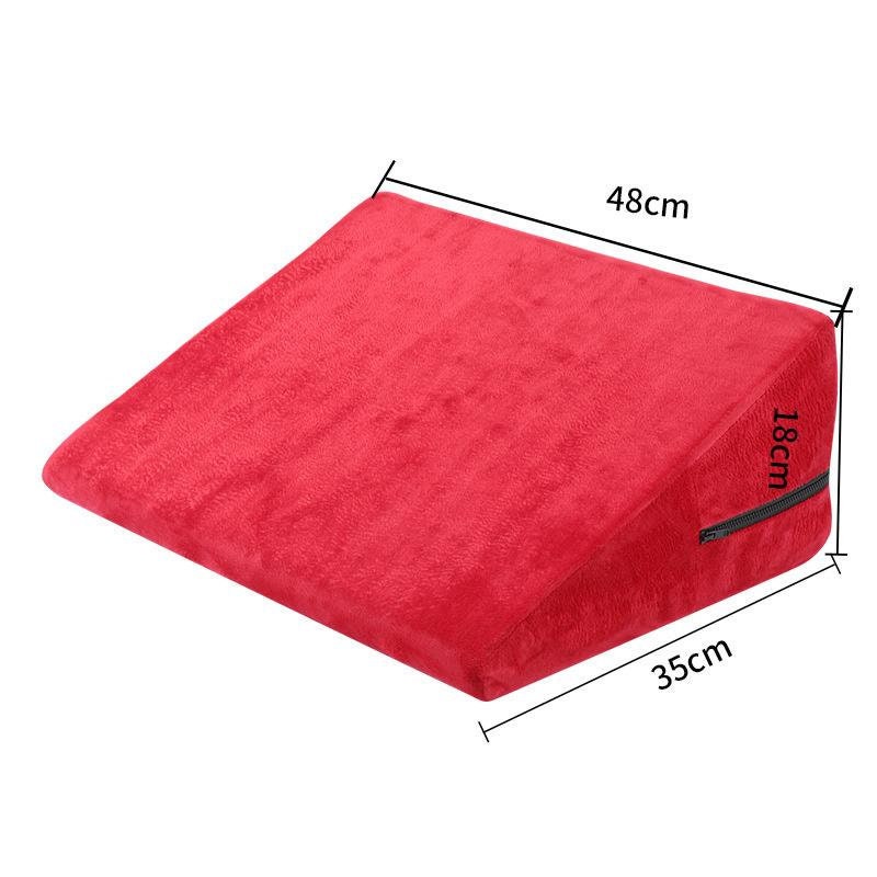 Love Pillow Wedge Ramp Set in Light Red Soft Suede liberator Wedge Ramp ...