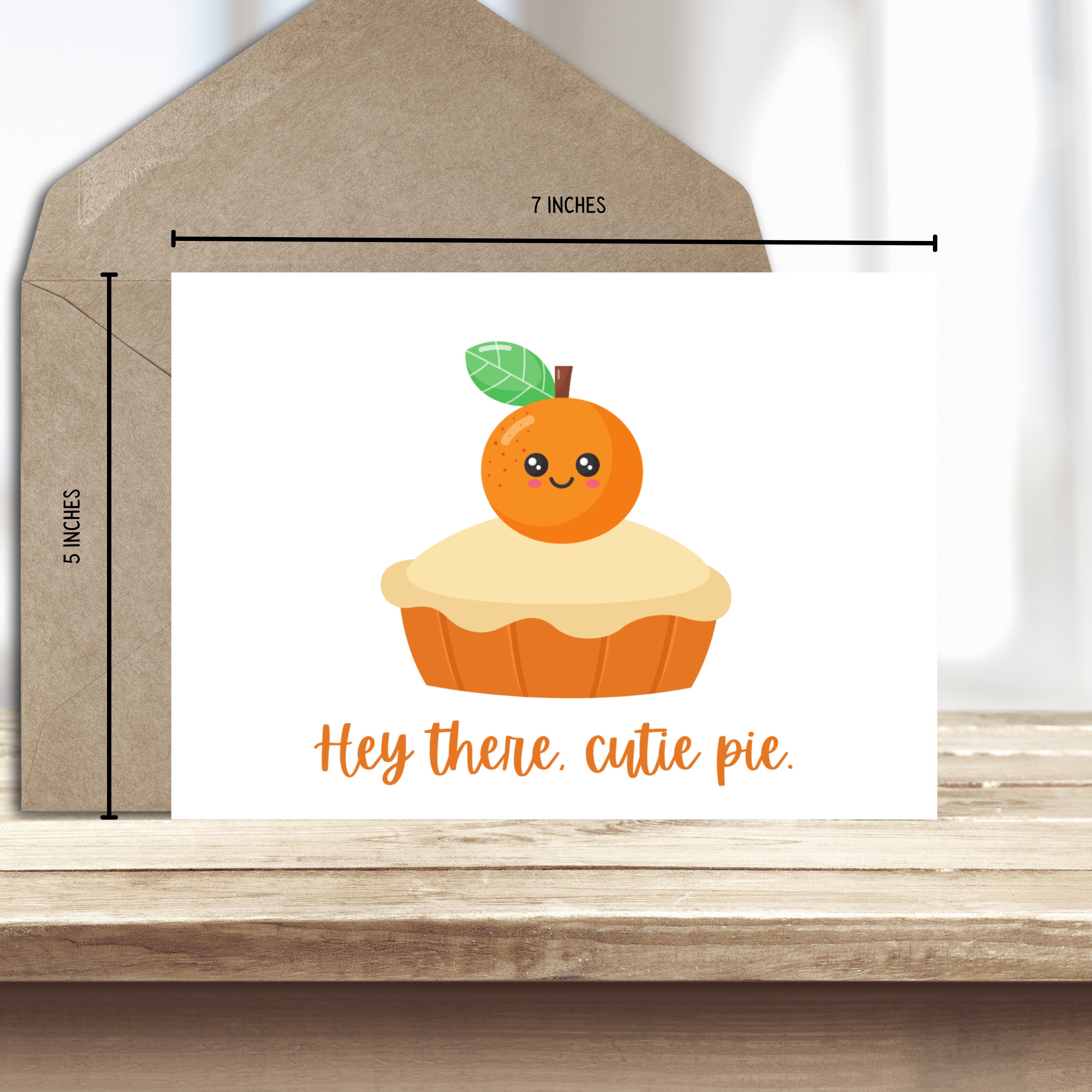 Hey There Cutie Pie Printable Greeting Card | Any Occasion Printable ...