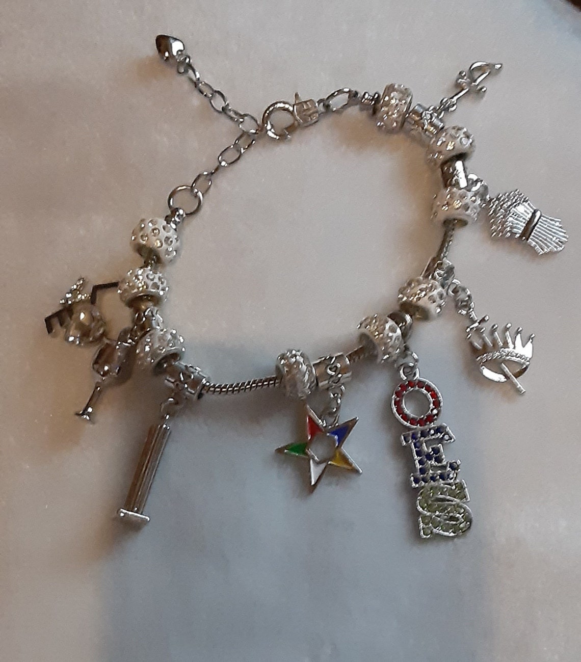 SILVER OES Bracelet Bling - Etsy