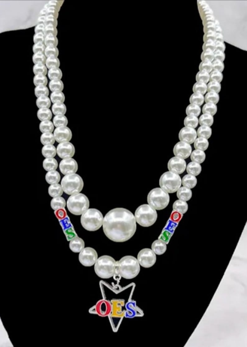 OES Pearl Necklace - Etsy