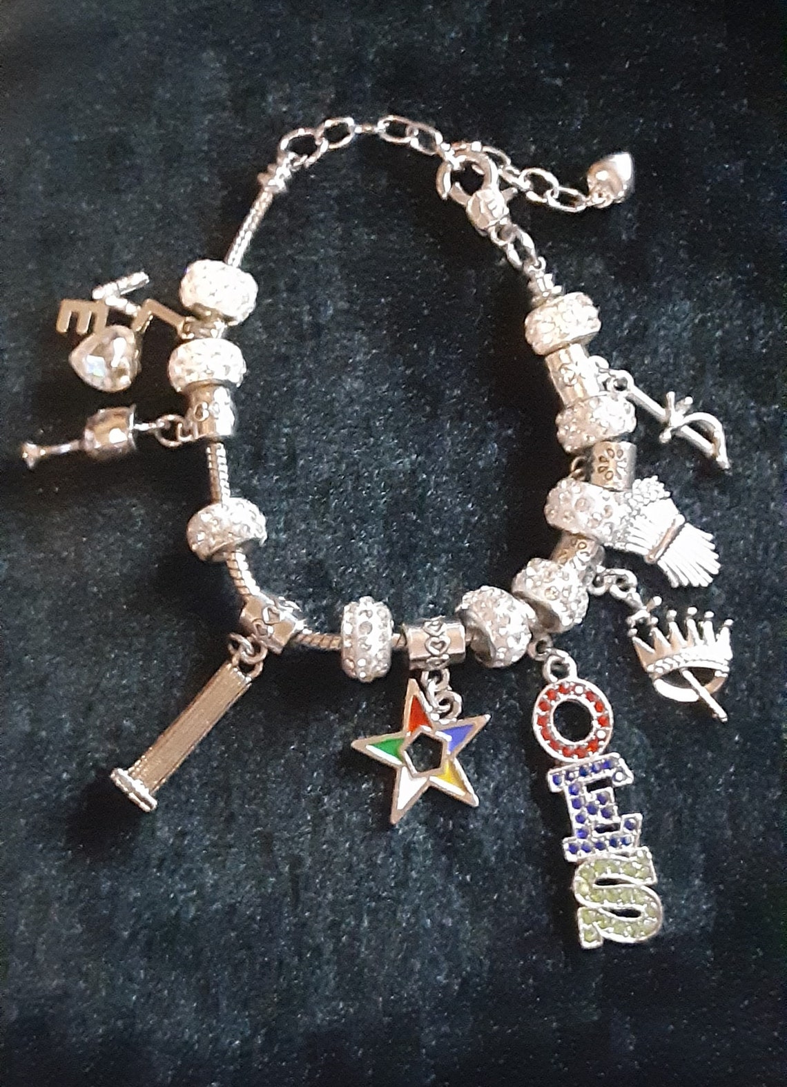 SILVER OES Bracelet Bling - Etsy