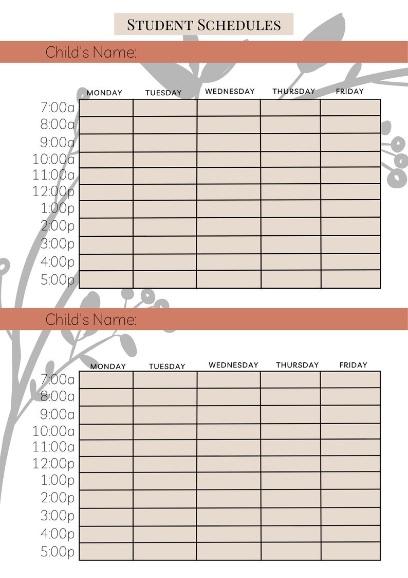 Homeschool Mom Planner -attendance Tracker -schedule -book List ...