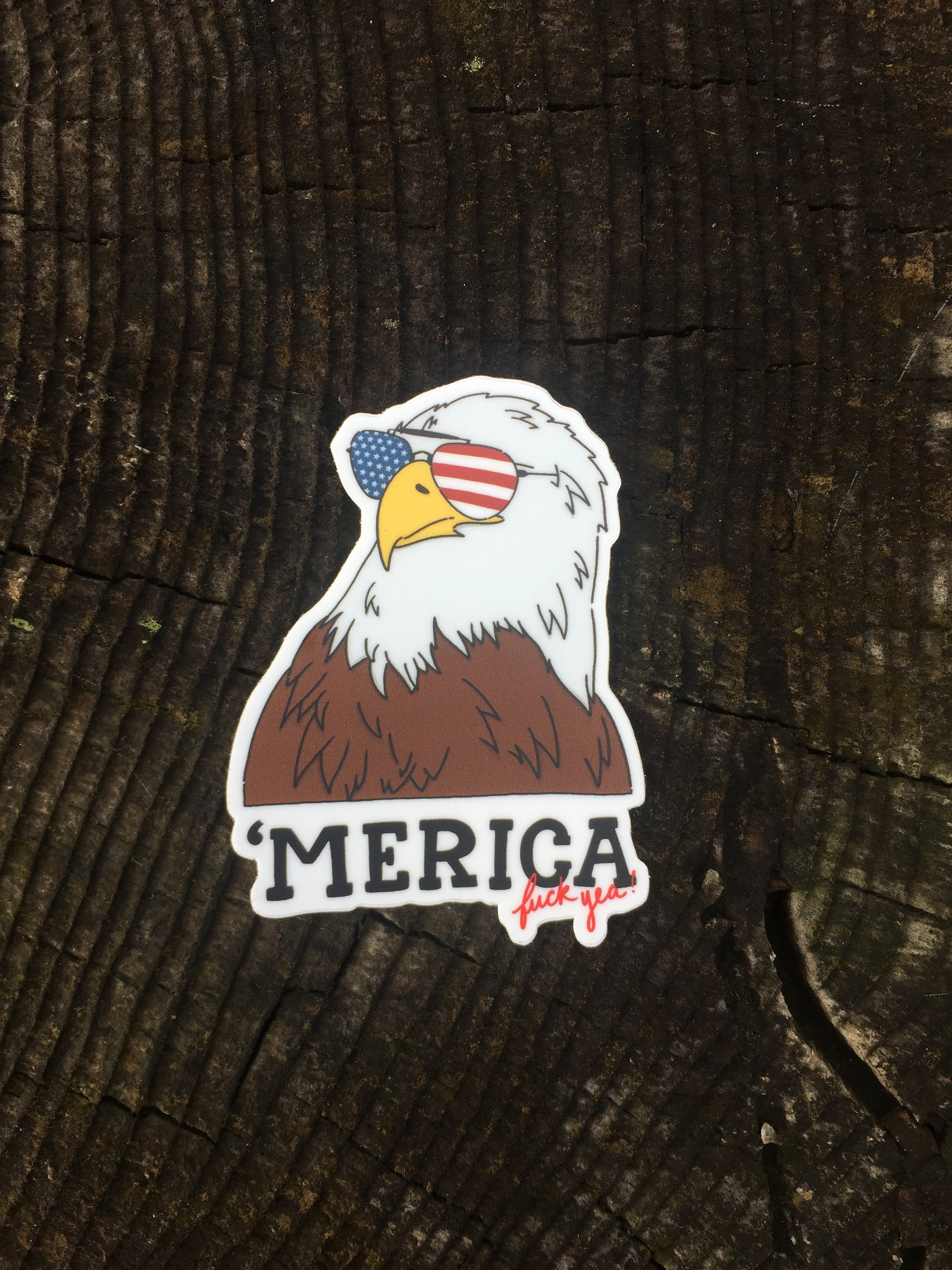 Bald Eagle - Sticker - Etsy