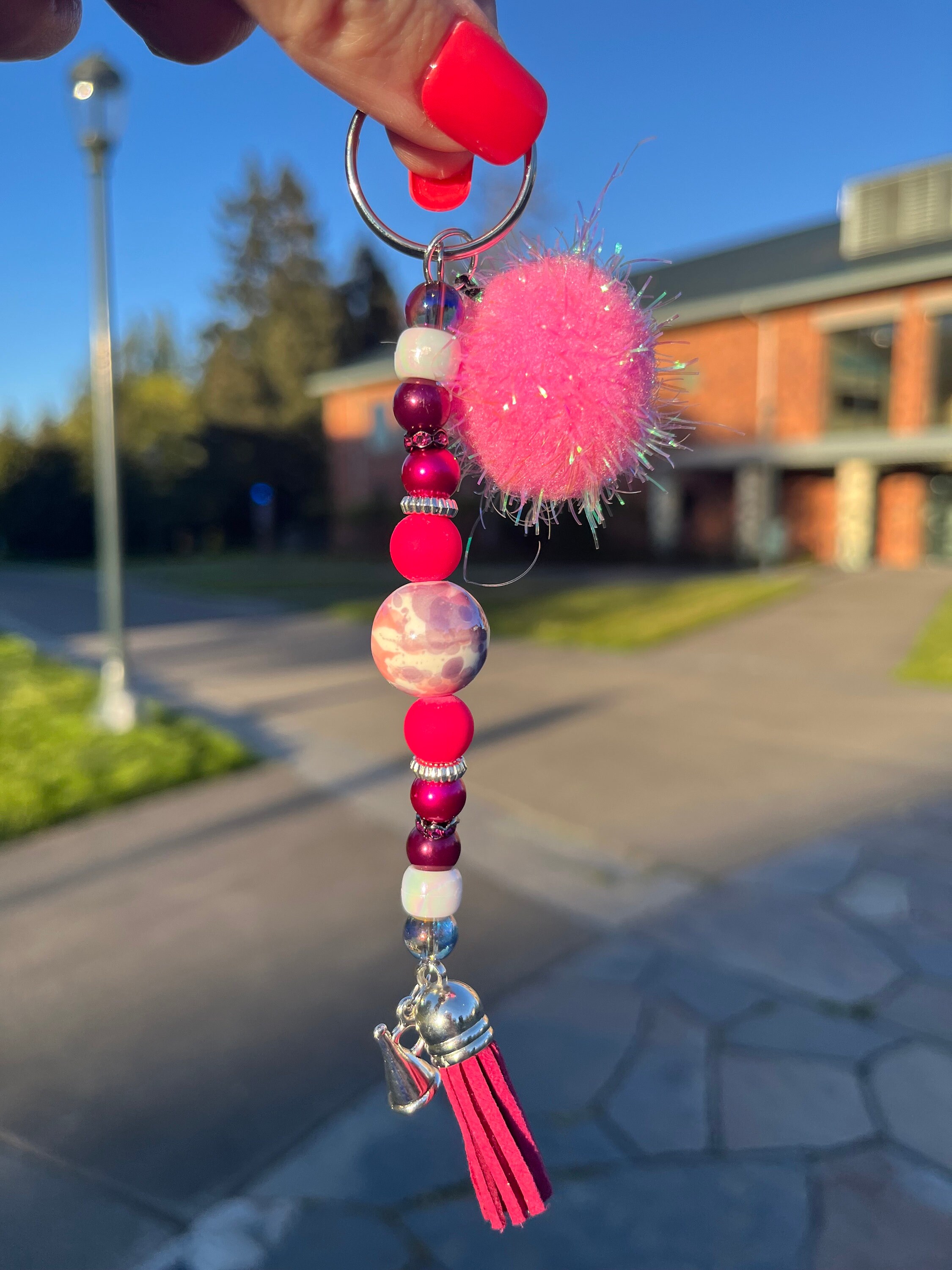 Cheer Keychain CUSTOMIZABLE - Etsy