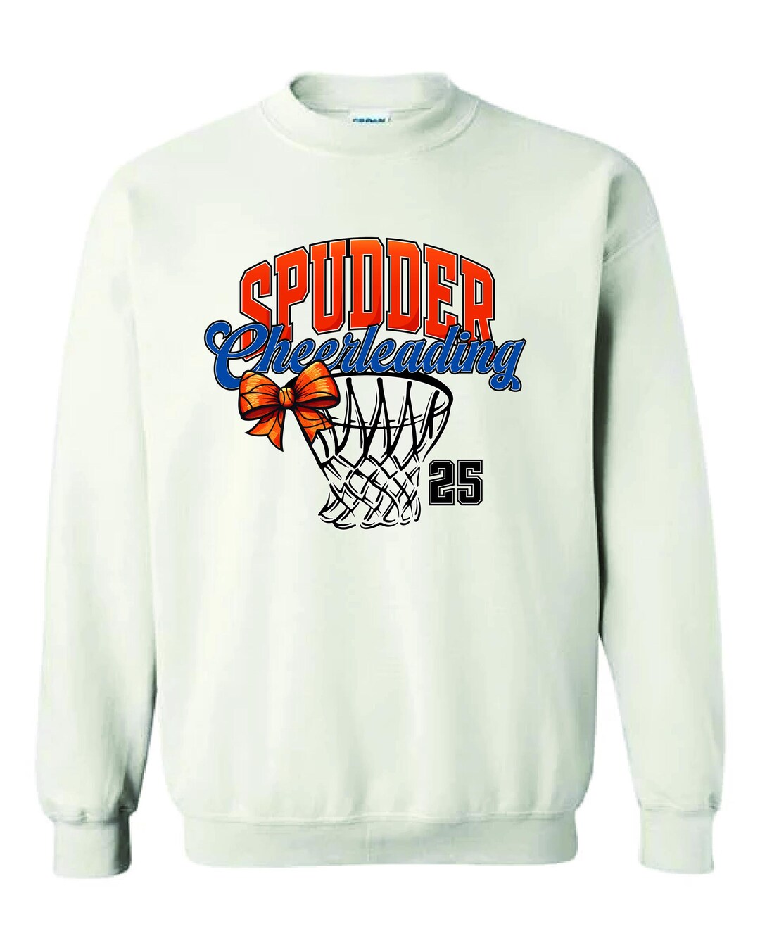 Spudder Basketball Cheer 25 - Adult Crewneck - Etsy