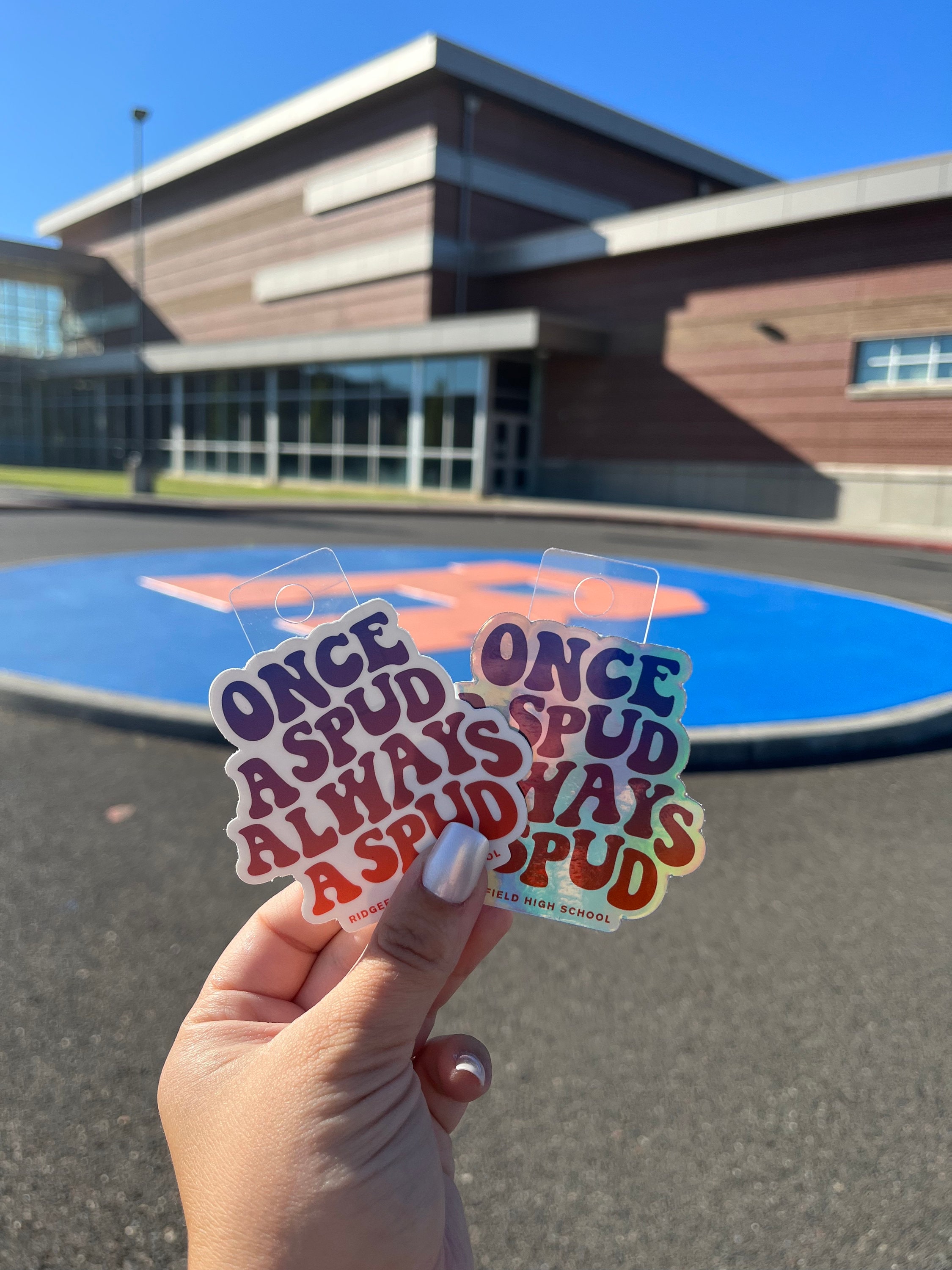 Once a Spud Always a Spud - Sticker - Etsy