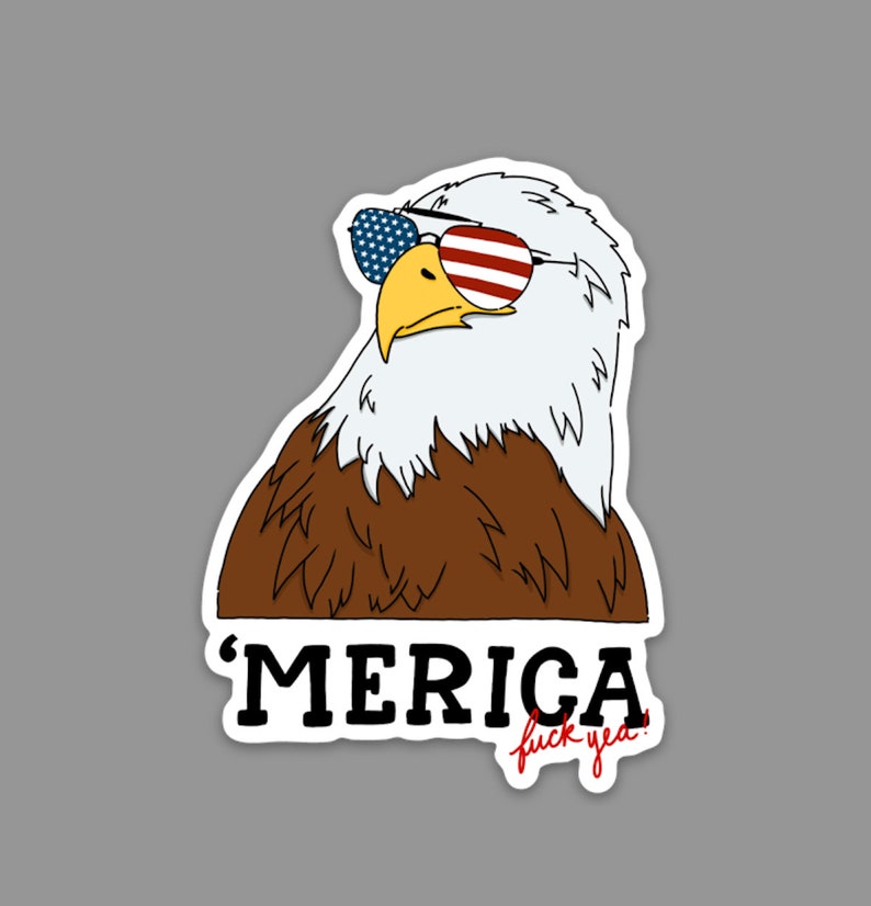 Bald Eagle - Sticker - Etsy