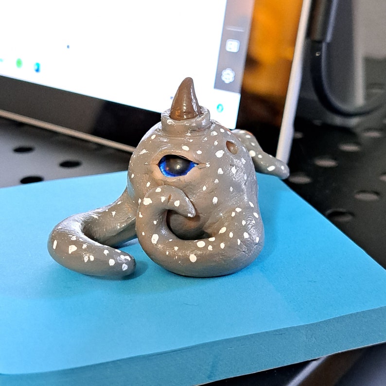 Cute Monster, Cool Creatures, Cryptid, Desk Figurine, Unique Gift - Etsy