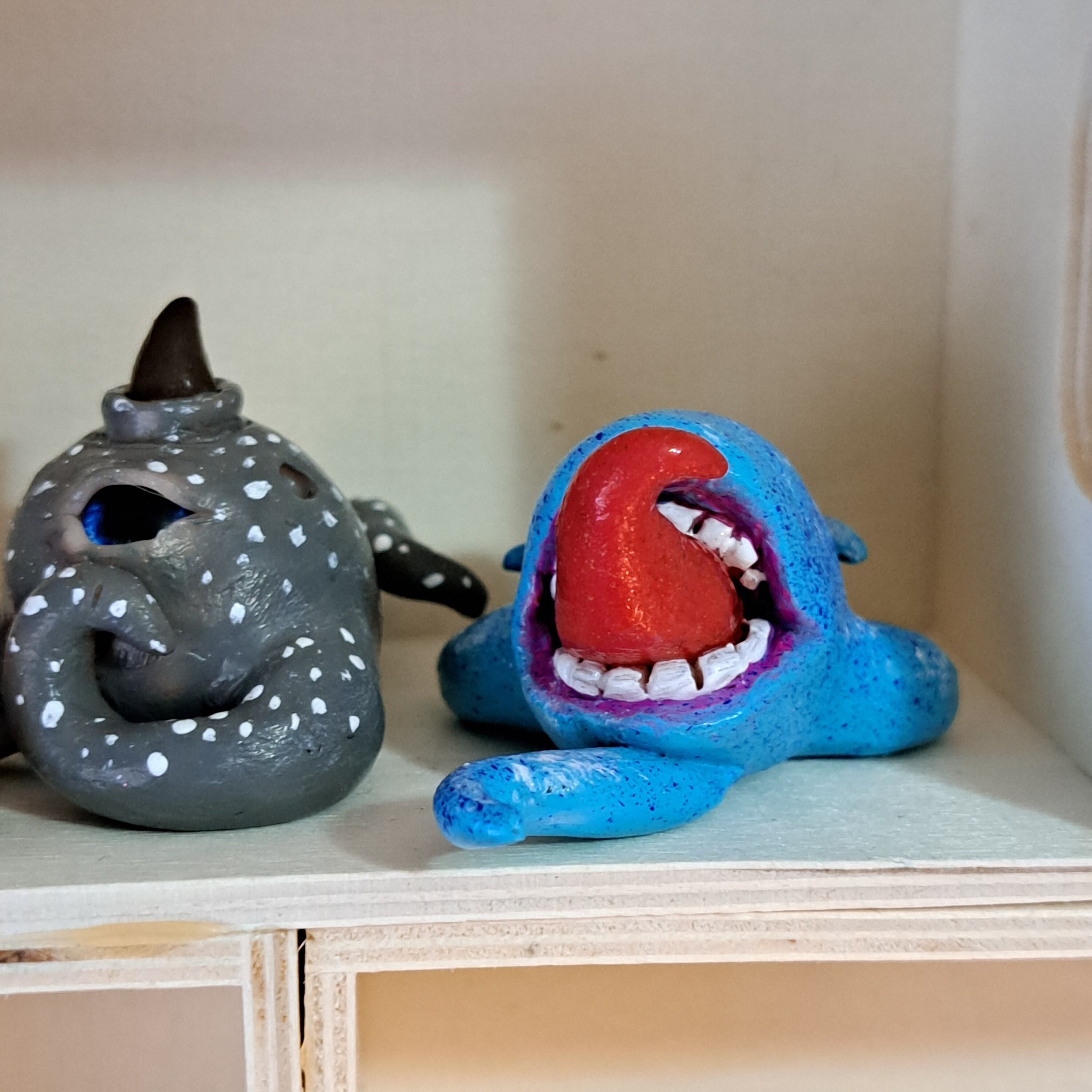 Cute Monster, Cool Creatures, Cryptid, Desk Figurine, Unique Gift - Etsy