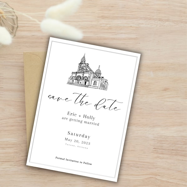 Church Save the Date - Etsy