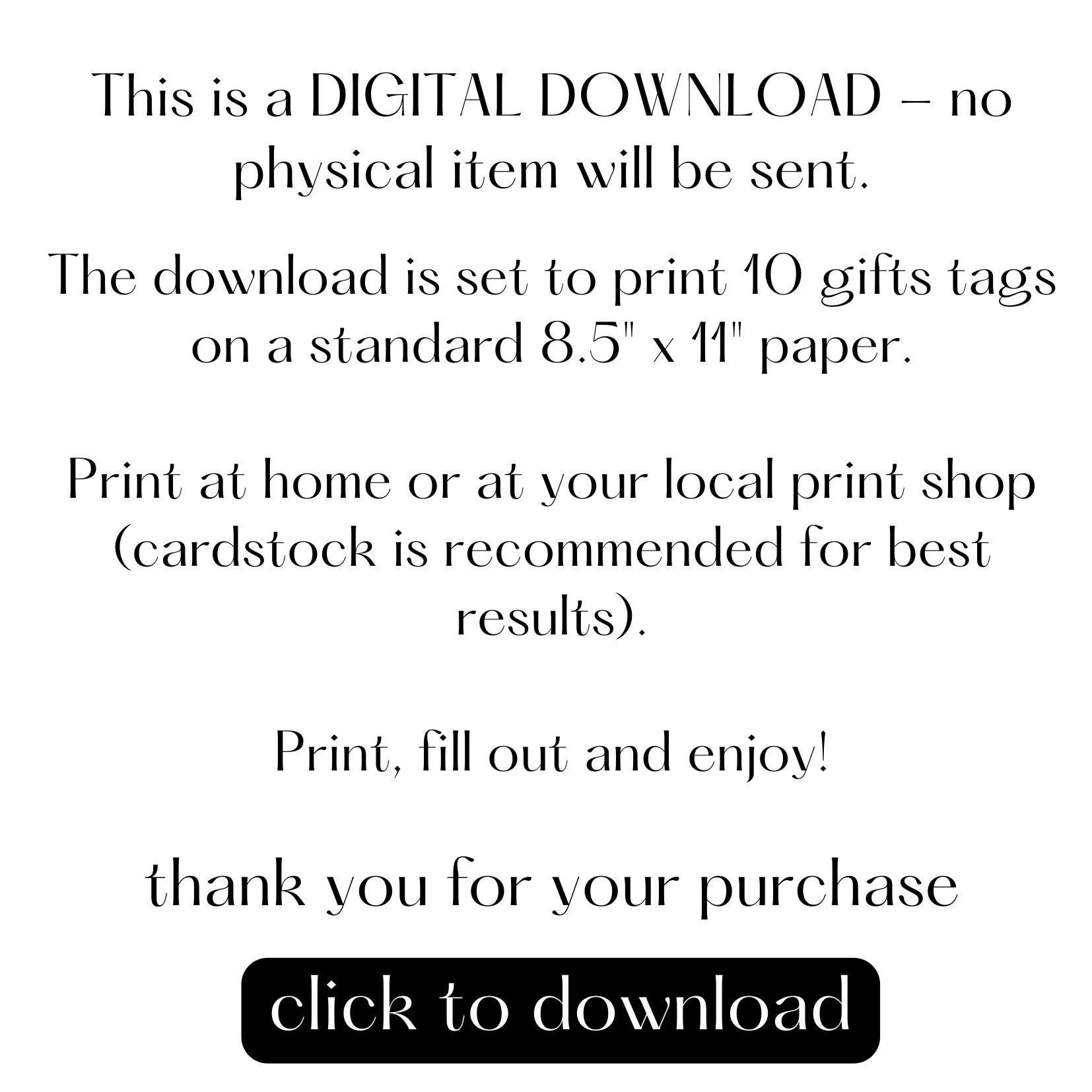 Printable Santa Gift Tags From North Pole Made in Santas Workshop North ...