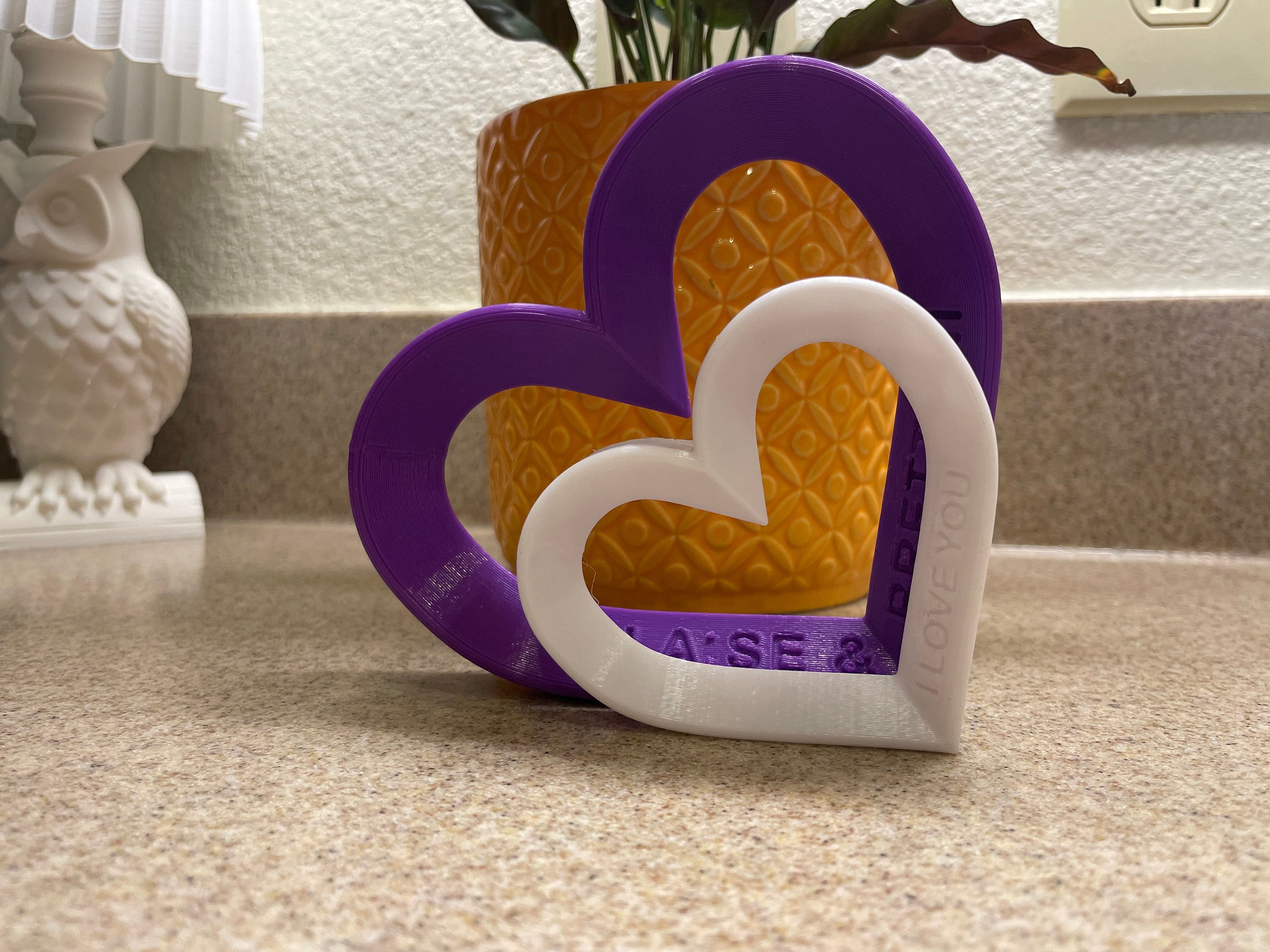 Customizable Heart 3d Printed - Etsy