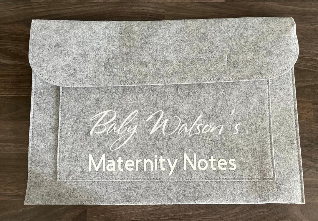 Personalised Maternity Notes Folder and Personalised Little Red Book ...