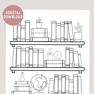 2024 Book Tracker Poster - Etsy