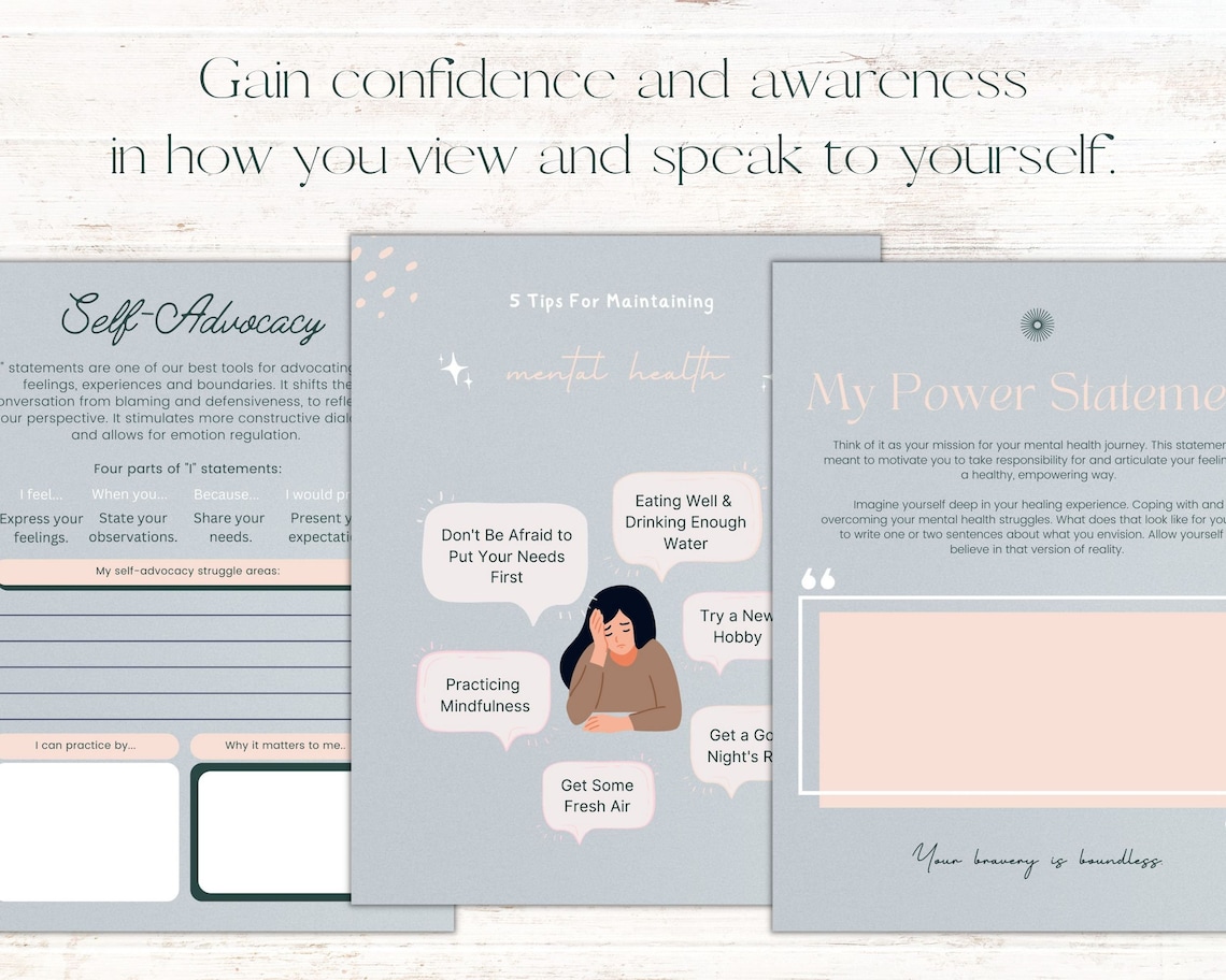 Self Esteem BUNDLE, Therapy Worksheets, Therapy Resources, Confidence ...