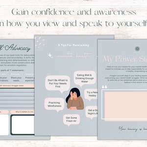 Self Esteem BUNDLE, Therapy Worksheets, Therapy Resources, Confidence ...