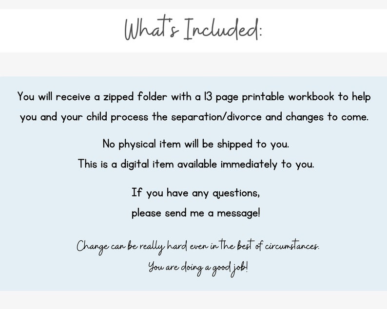 Childrens Divorce Coping Worksheets Separation Journal Coping Skills ...