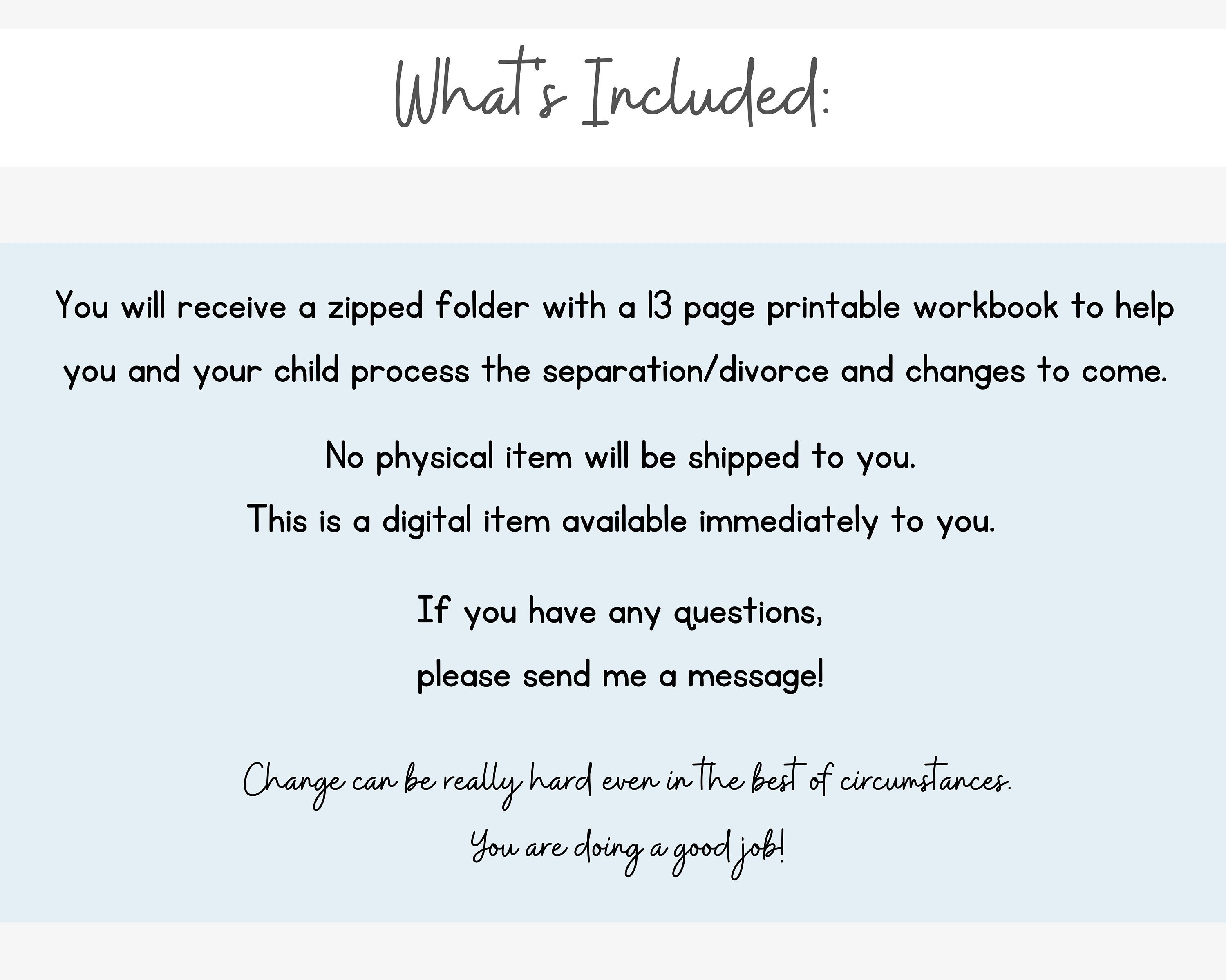 Childrens Divorce Coping Worksheets Separation Journal Coping Skills ...