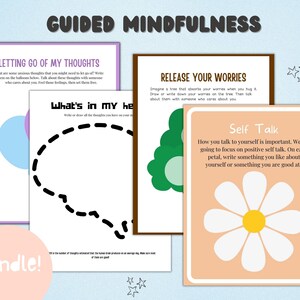 Kids Coping Skills Work Sheets Bundle Teacher Resource Kit Helpful ...