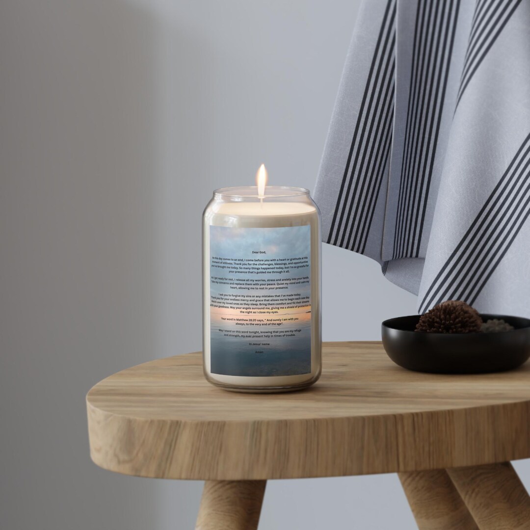 Inspirational Prayer Poem Candle, Soy Candle | 13.75oz Jar - Etsy