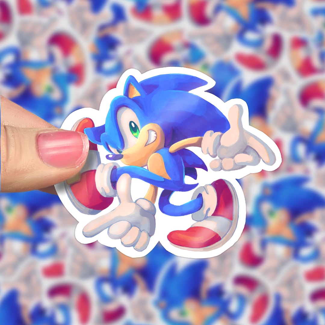 Sonic Adventure Glossy Sticker - Etsy