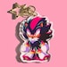 Sonic the Hedgehog and Shadow the Hedgehog Acrylic Keychain - Etsy