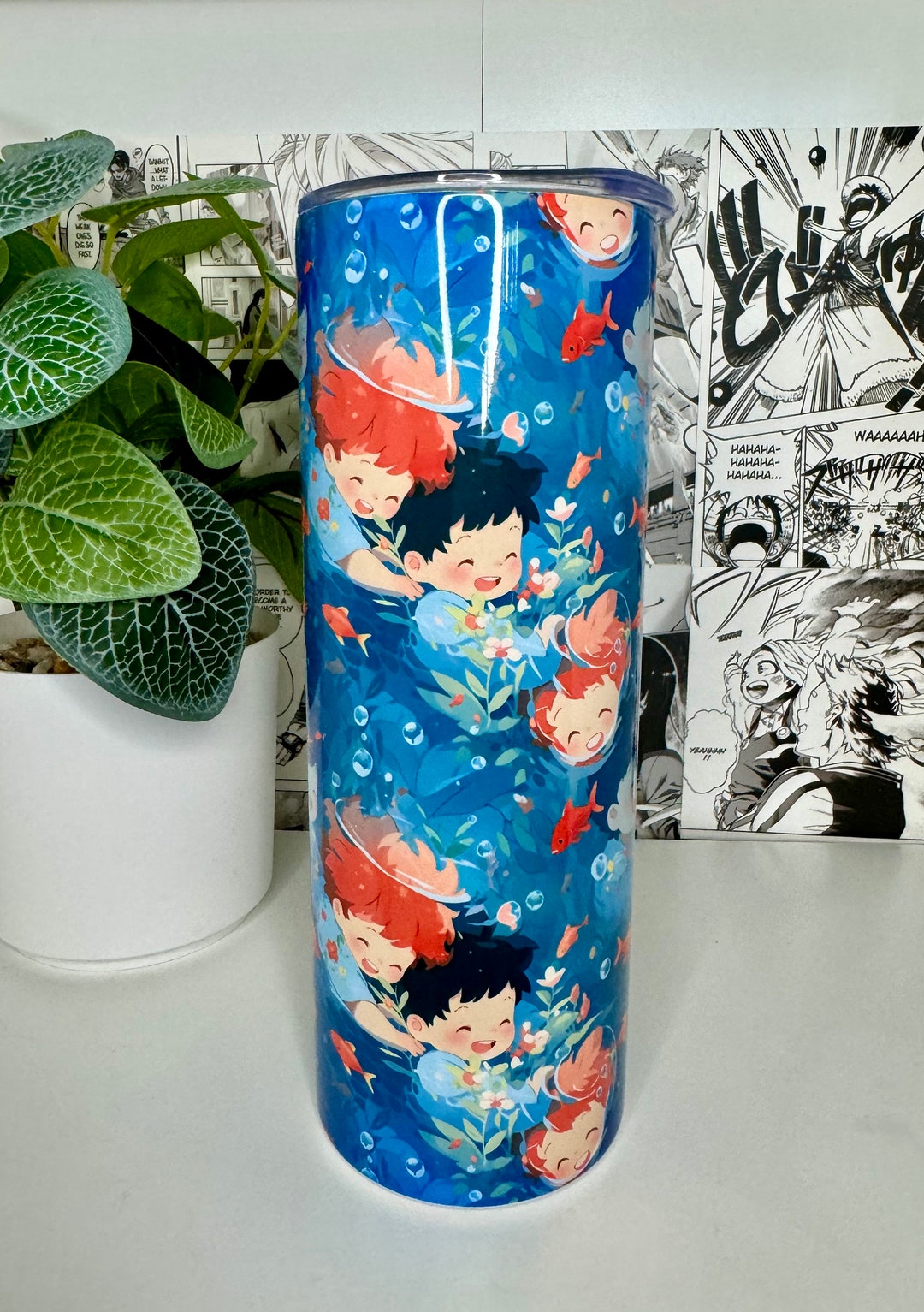 Anime Tumbler Anime Cup 20oz Anime Tumbler Anime Gift Ghibli Cup - Etsy