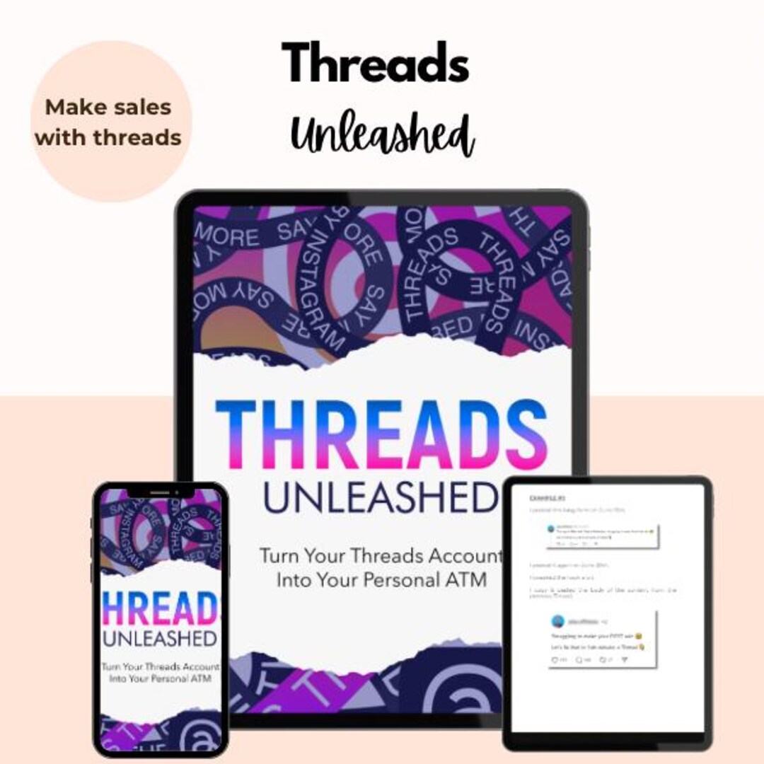 Threads Unleashed Guide MRR How to Grow Followers Make Sales Through ...
